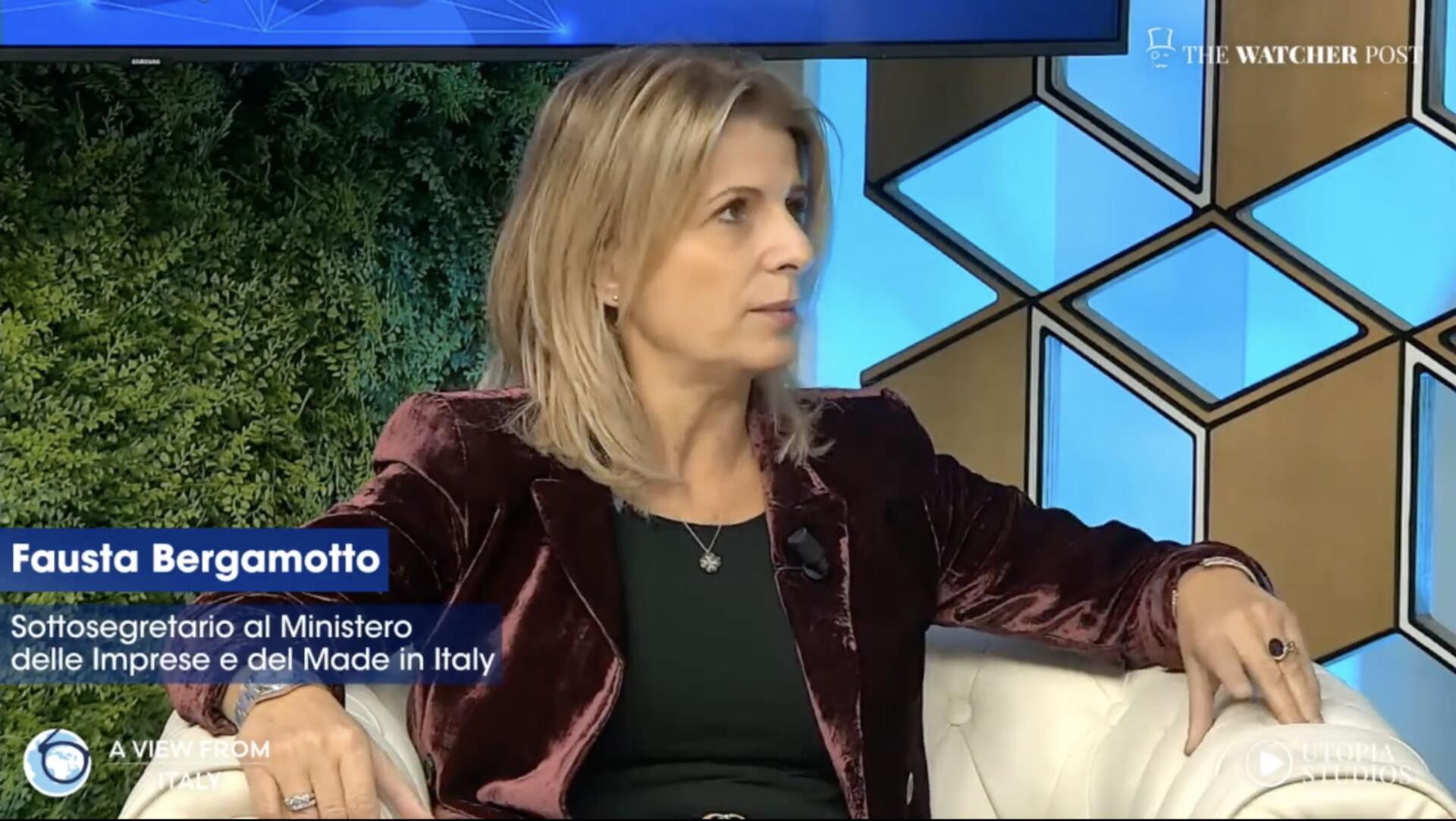 Governo e imprese con il sottosegretario Fausta Bergamotto